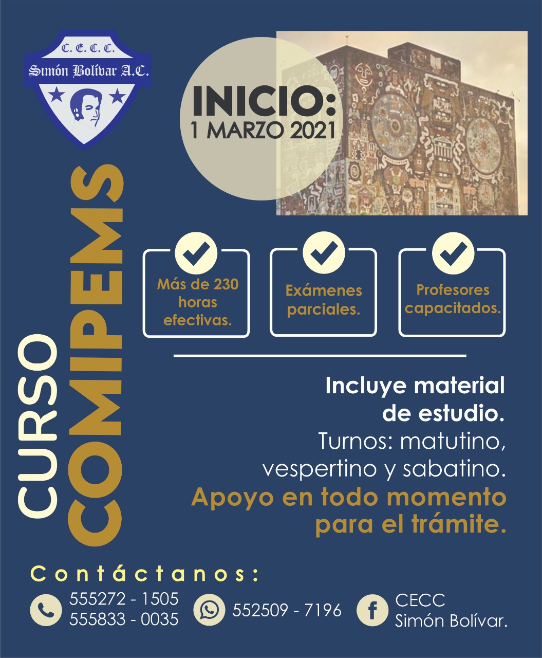 CURSO COMIPEMS - CECC SIMON BOLIVAR